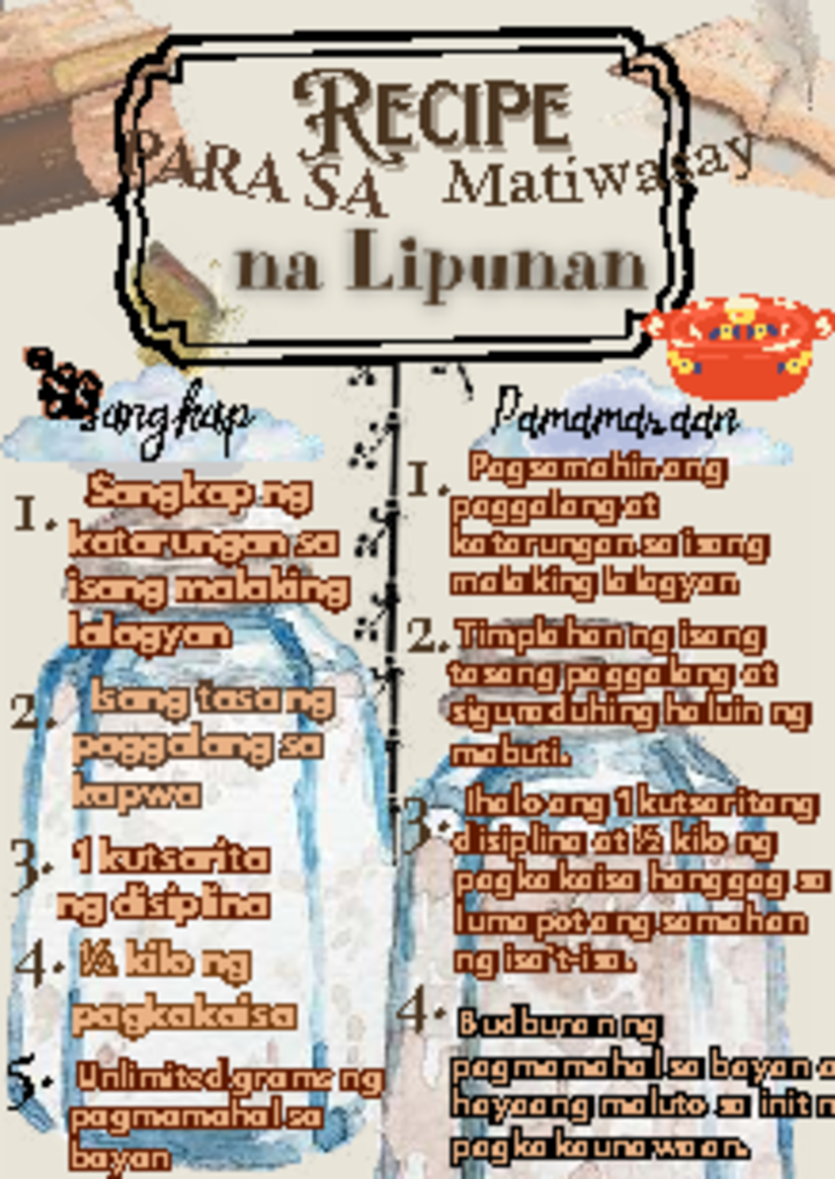 Recipe for Unity and Respect: A Culinary Guide - Studocu