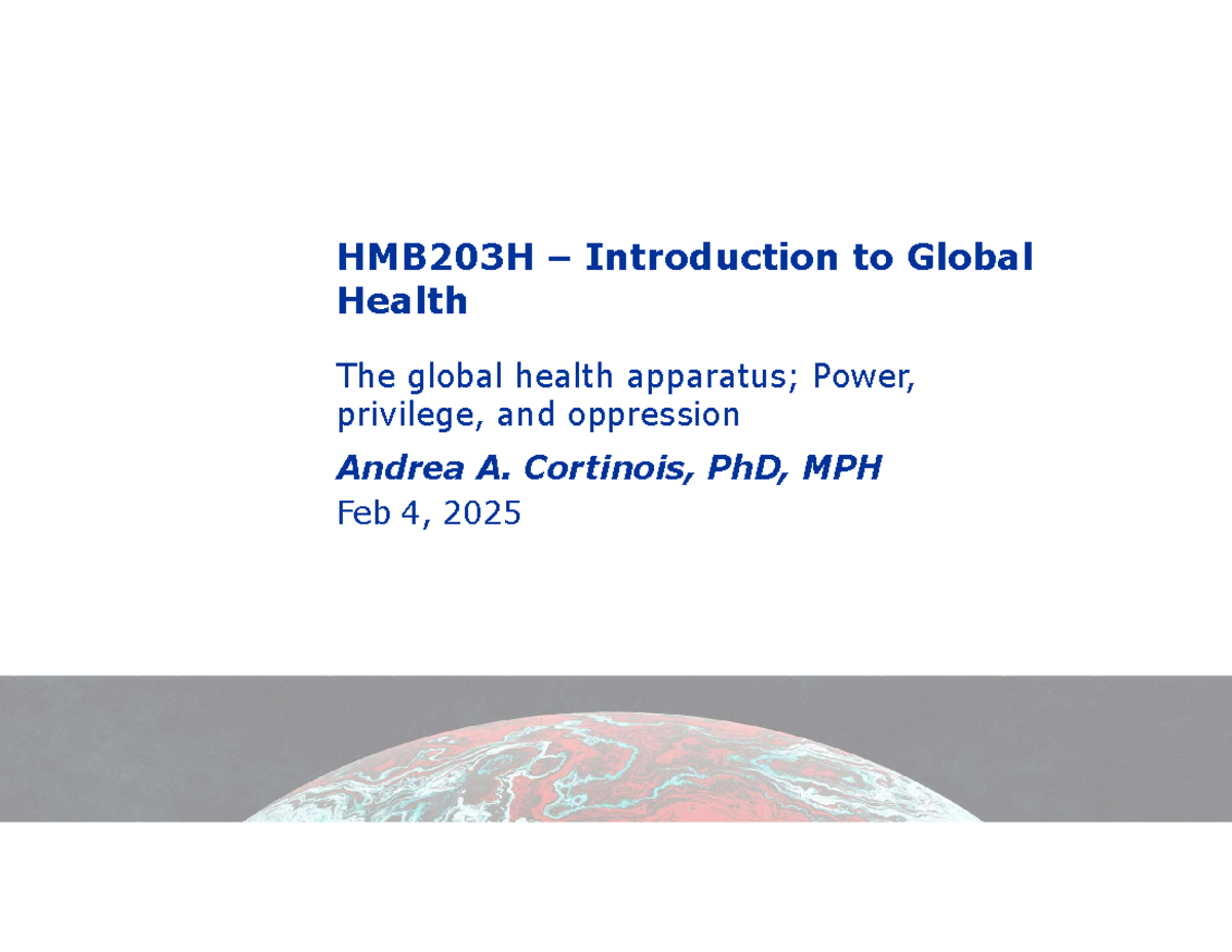 250204+-+Slides - Detailed notes - HMB203H – Introduction to Global ...