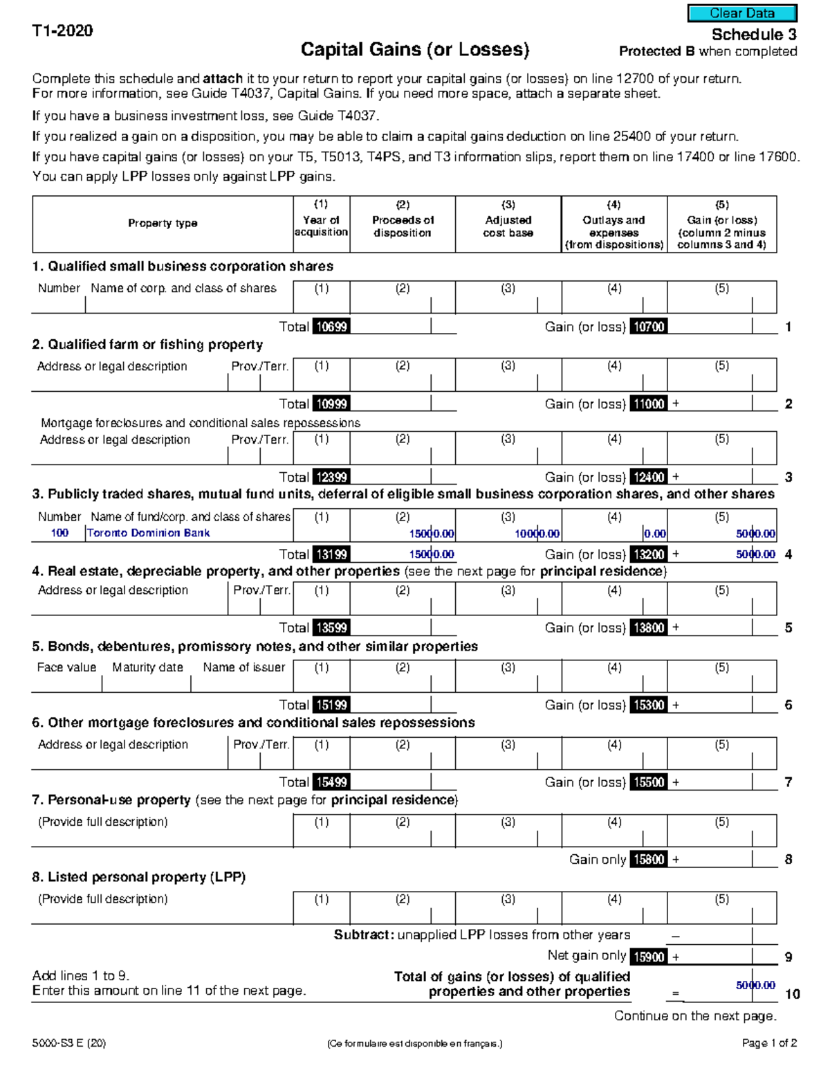 Schedule 3 2020 - T1-2020 Schedule 3 Capital Gains (or Losses ...
