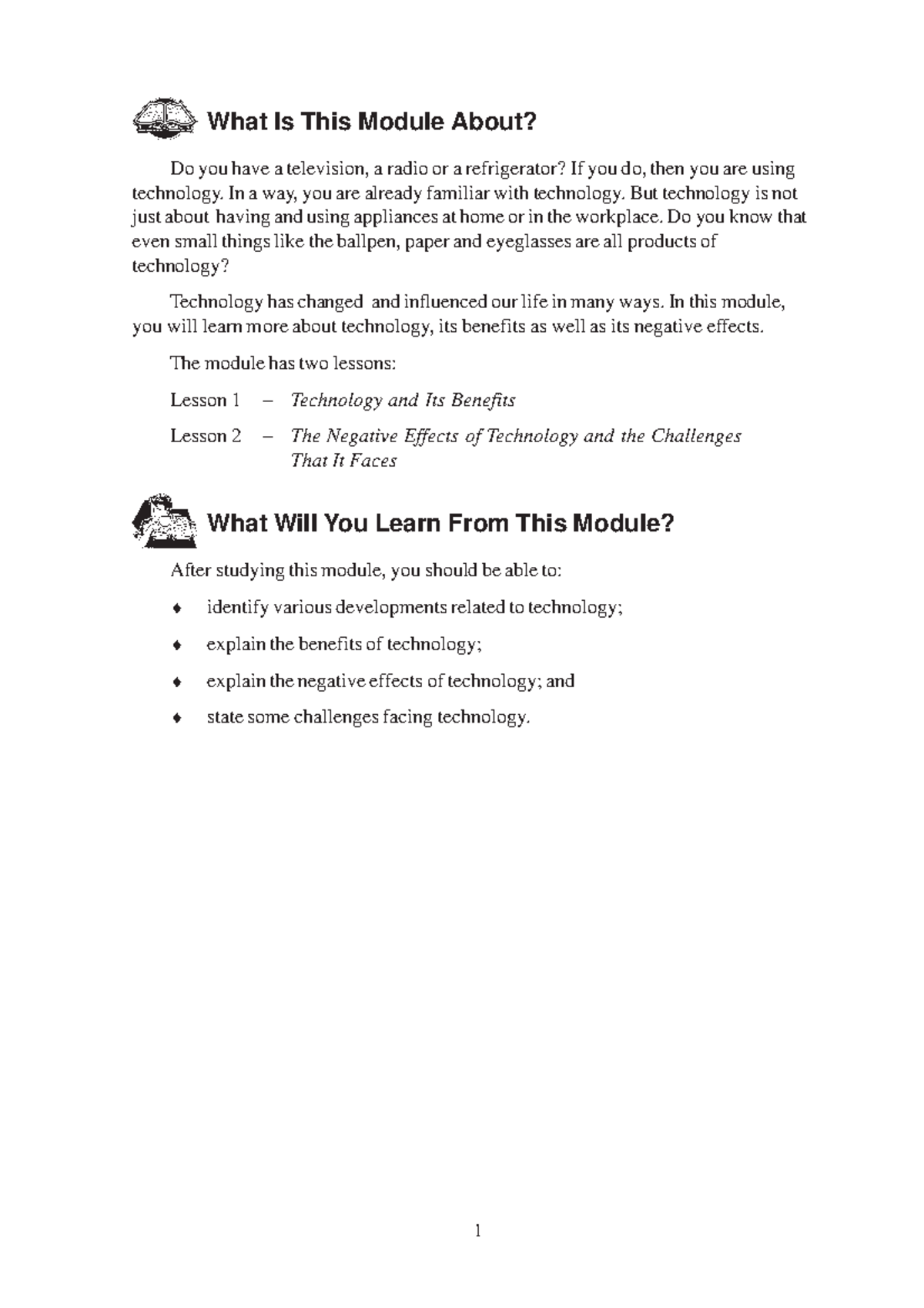 Technology: Benefits and Negative Effects – An Overview Module - Studocu