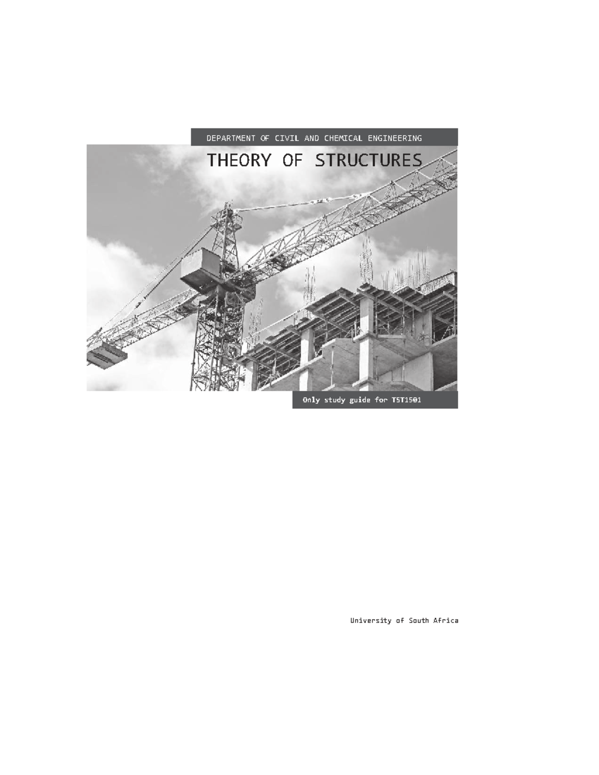 TST1501 Theory of Structures Study Guide - 2020 Edition - Studocu