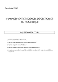 Management - STMG - Terminale - Baccalauréat Technologique - Studocu