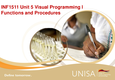 INF1511 - Unisa - Visual Programming 1 - Studocu