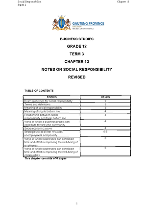 [Solved] Grade 12 business studies essay examples paper 1 - Business ...