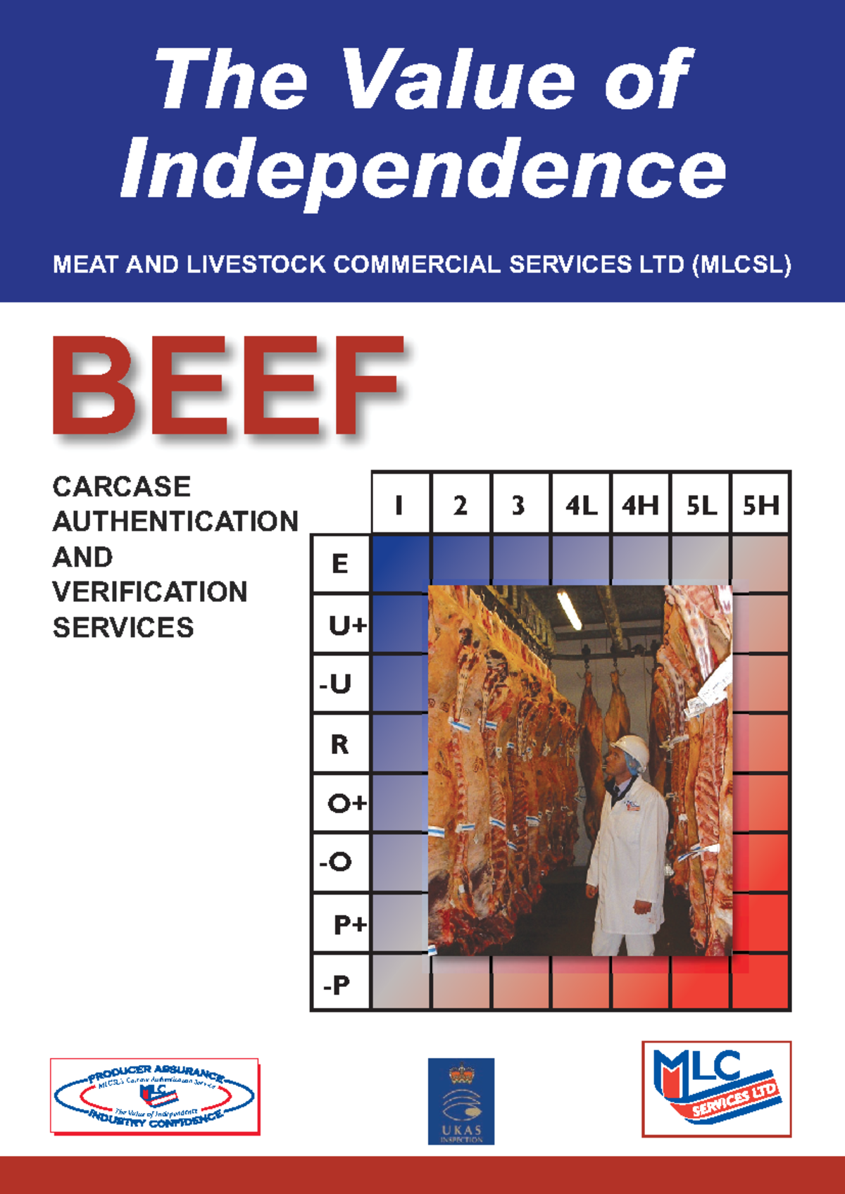 Beef-carcass-classification - M LCSL’sCarcase Authentication S e r v i ...
