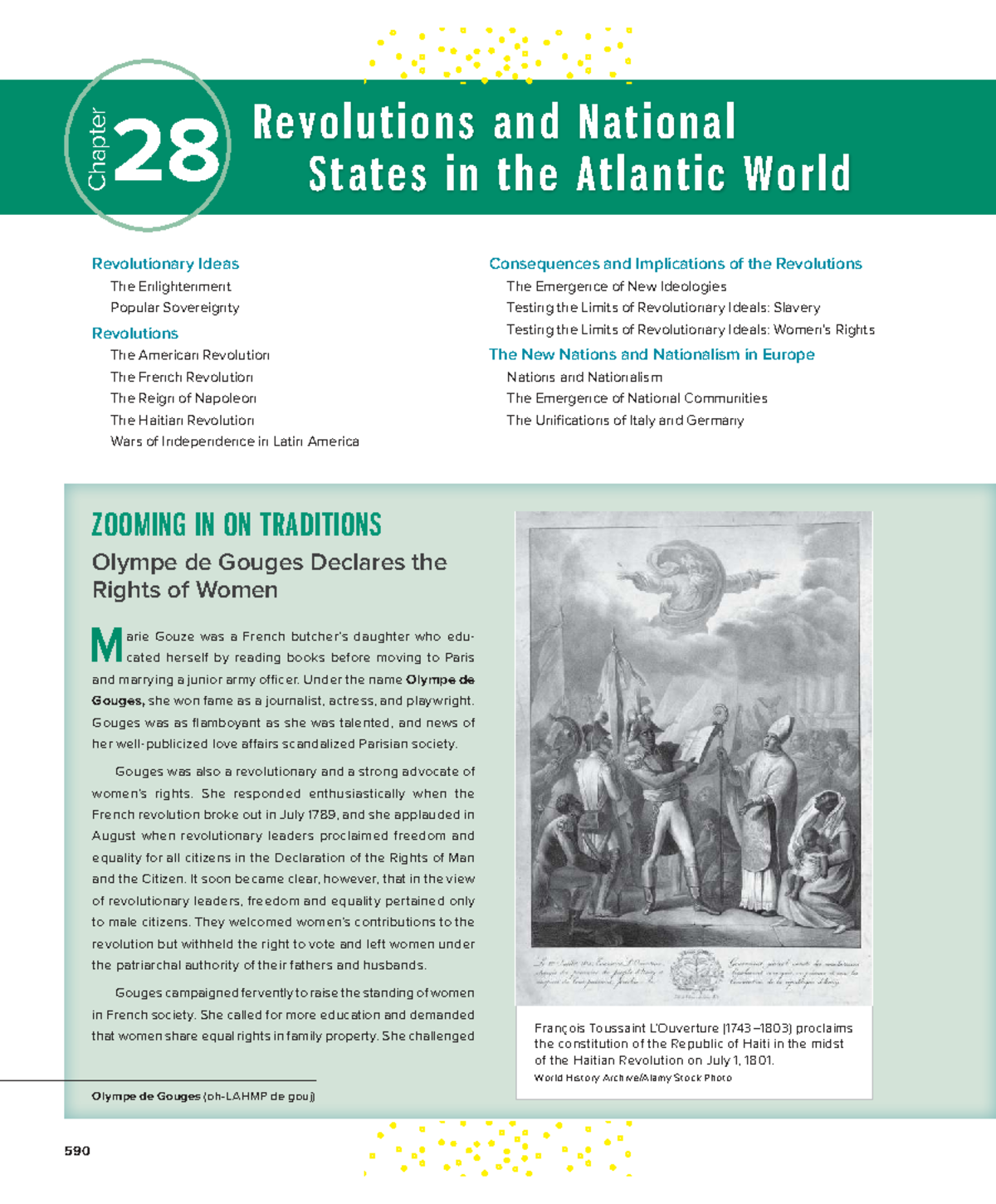 Chapter 28: Revolutions and National States in the Atlantic World ...