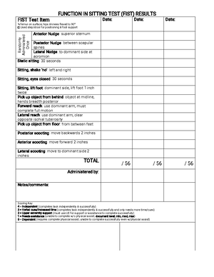 Tinetti Balance Assessment Tool - TINETTI BALANCE ASSESSMENT TOOL ...