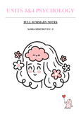 Unit 3 and 4 psychology - Grade: 12 - Victorian Certificate of ...