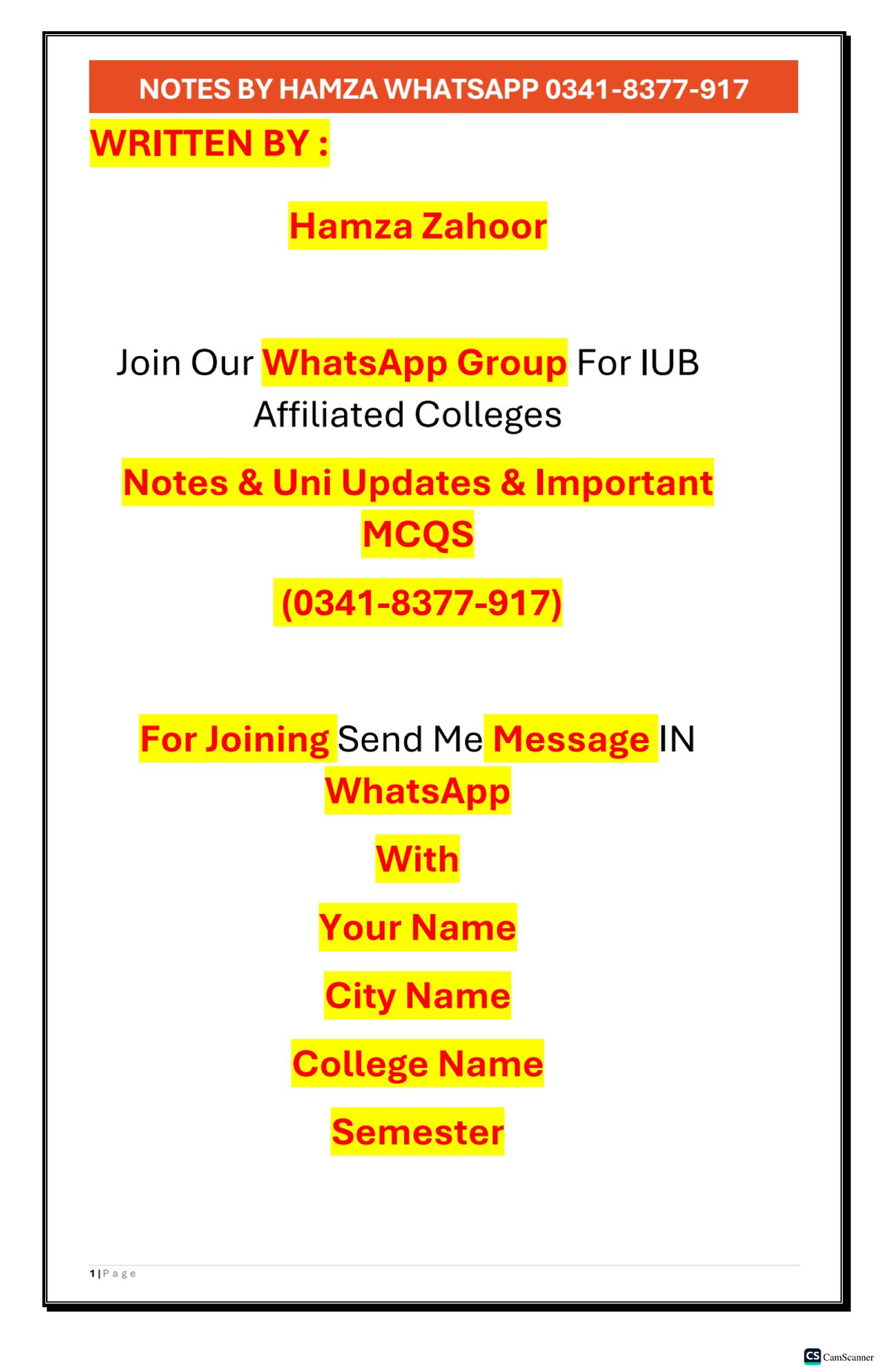 CS 1000 IT Project Management MCQs Notes - Hamza - Studocu