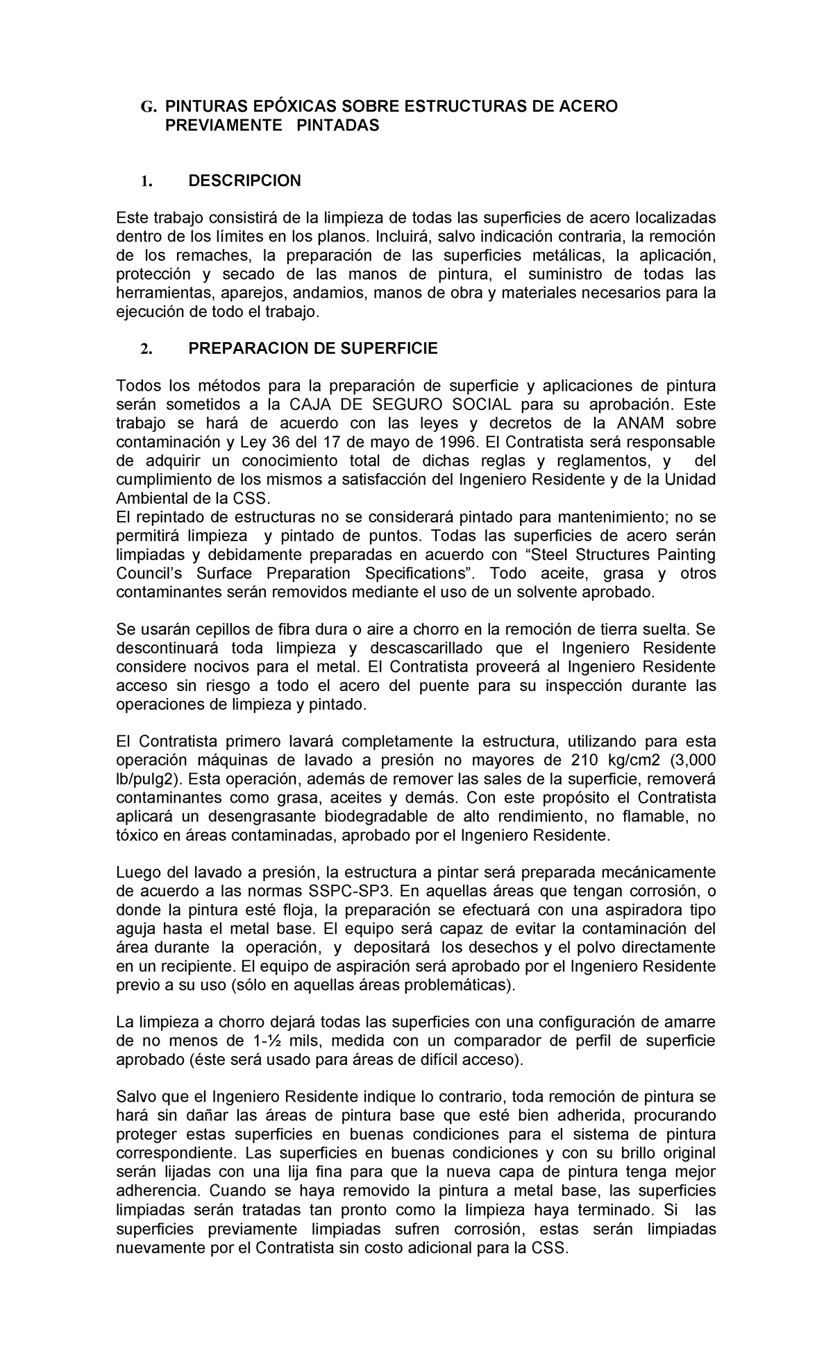 Pinturas Epóxicas en Estructuras de Acero: Proceso y Normativas - Studocu