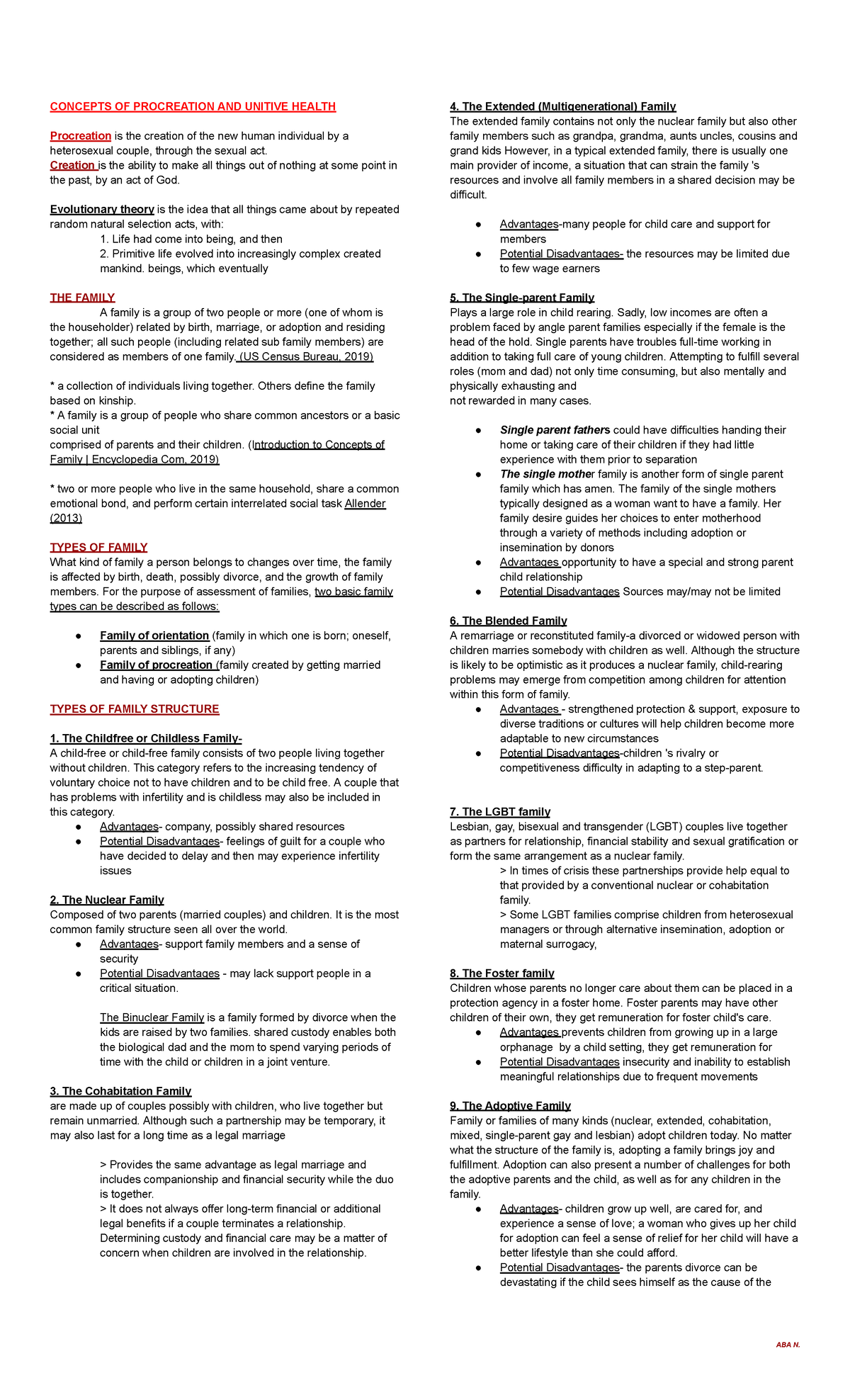 Understanding Procreation and Family Structures: A Comprehensive Study ...