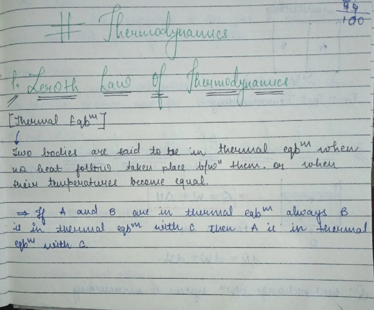 Ktg - Notes For JEE mains and Advanced - 0102124 KTG G THERMODYNAMICS ...