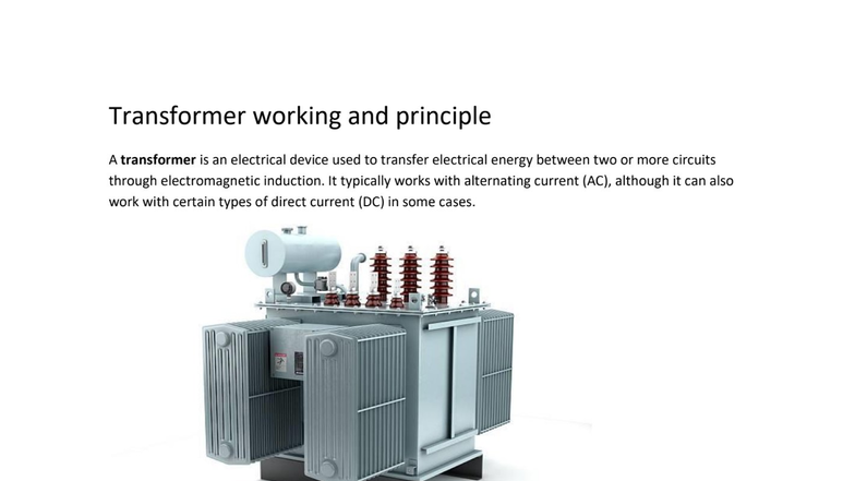 Working Principle of Transformer: Electromagnetic Induction Explained ...
