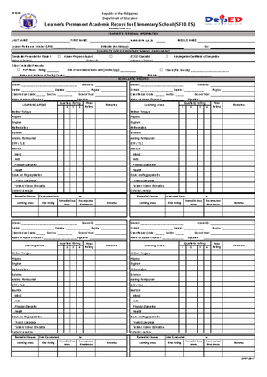 ACR Early REG - accomplishment report - OSE V. YAP NATIONAL HIGH SCHOOL ...