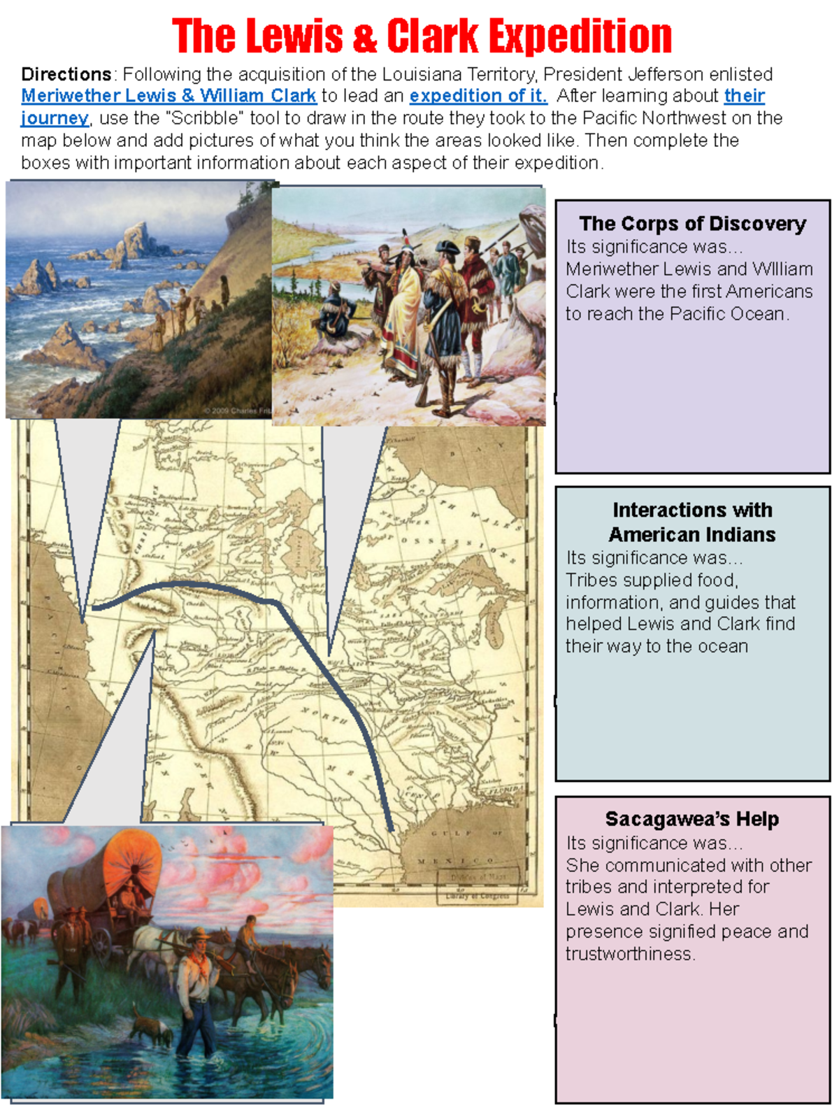 Lewis and Clark Expedition Interactive Notebook Pages - Studocu