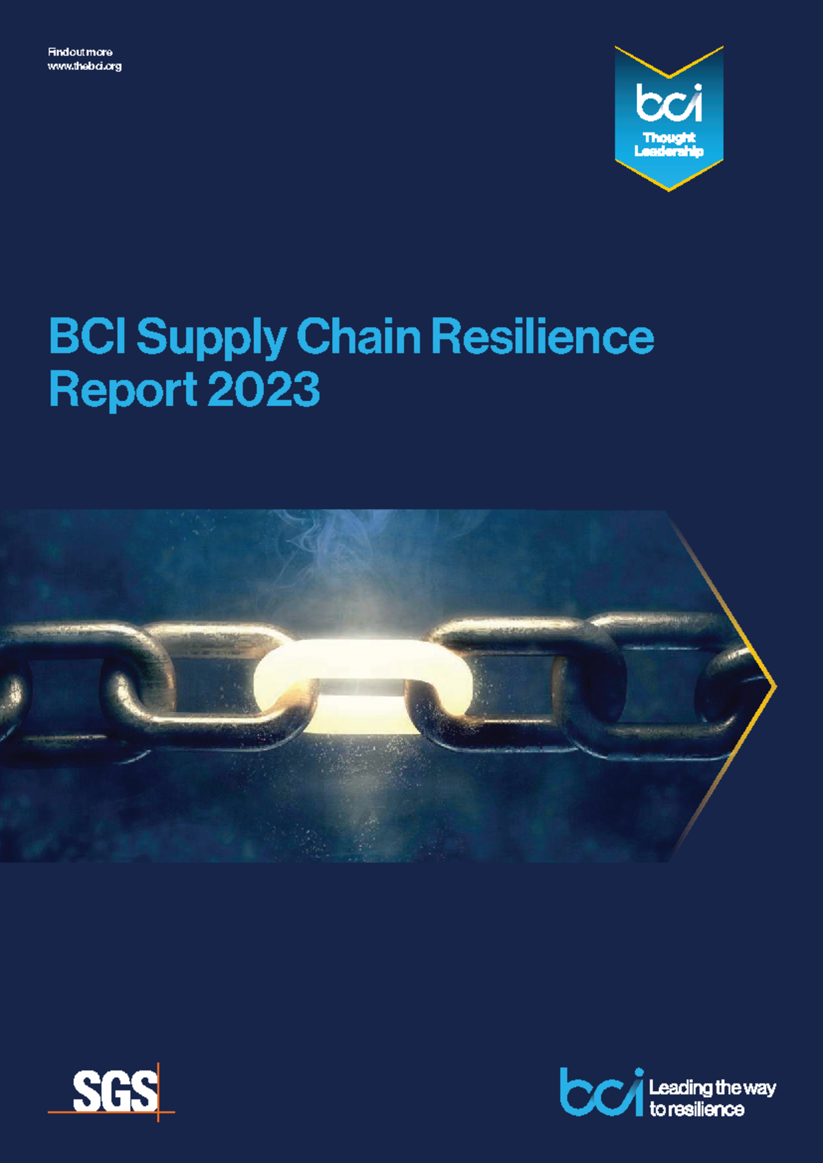BCI Supply Chain Resilience Report 2023: Key Insights and Trends - Studocu