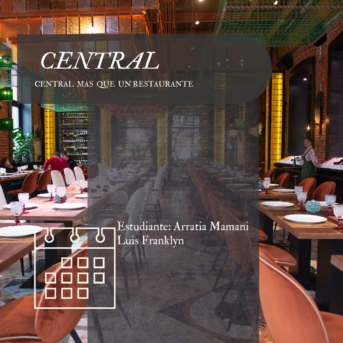 CENTRAL 1 - Experiencia Gastronómica y Cultural en Perú - Studocu