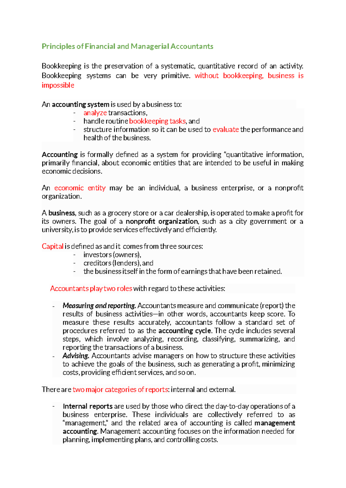 Principles of Financial and Managerial Accounting: Key Concepts and ...