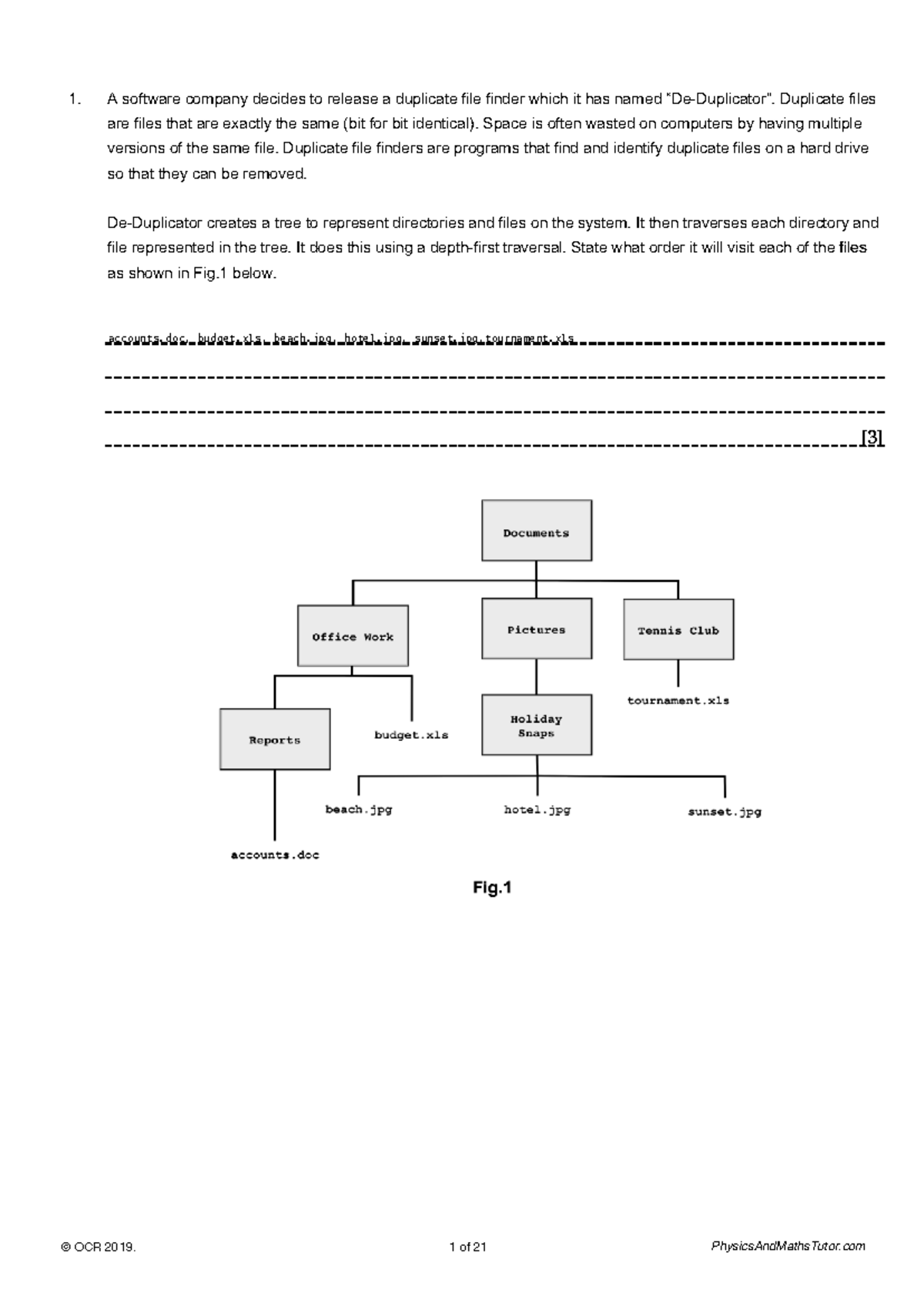 Data Structures Overview and Applications - OCR 2019 - Studocu