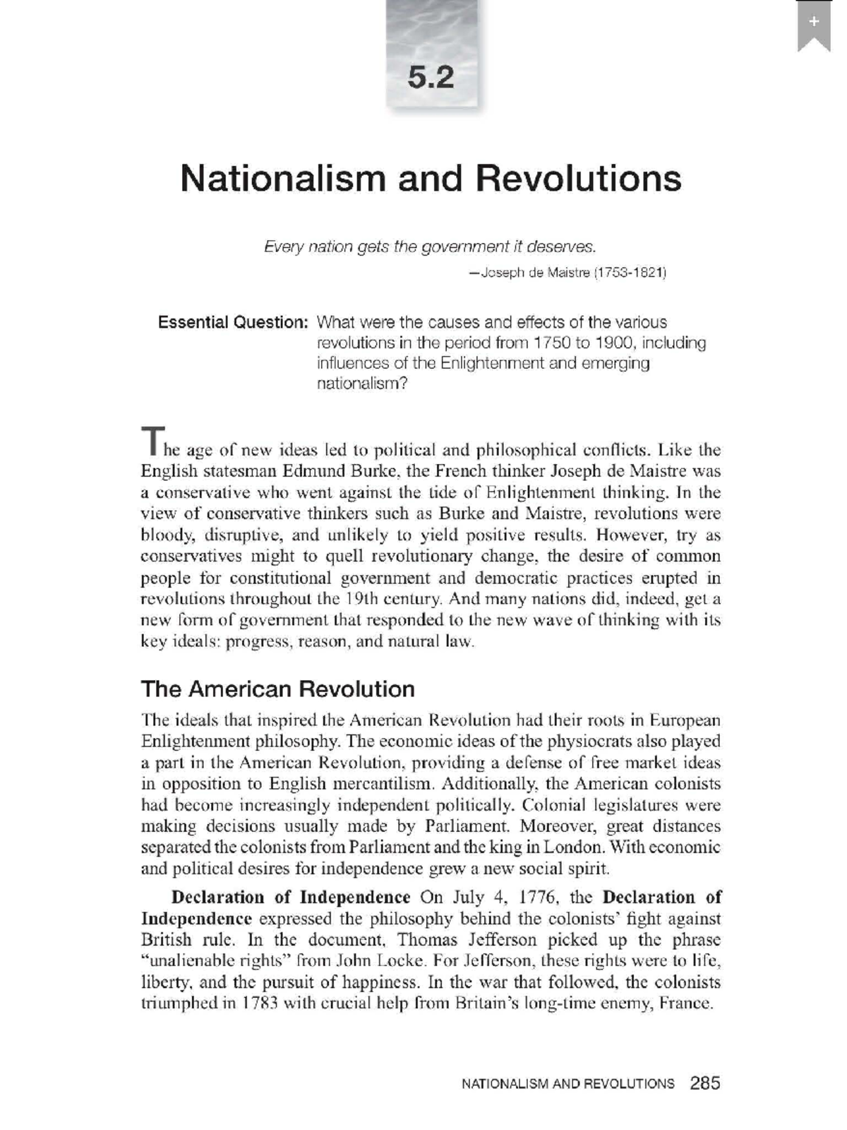 Nationalism and Revolutions: Unification of Italy and Germany 1750-1900 ...