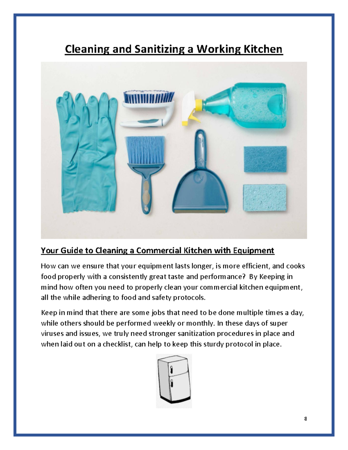 Cleaning and sanitizing a commercial kitchen: A comprehensive guide ...