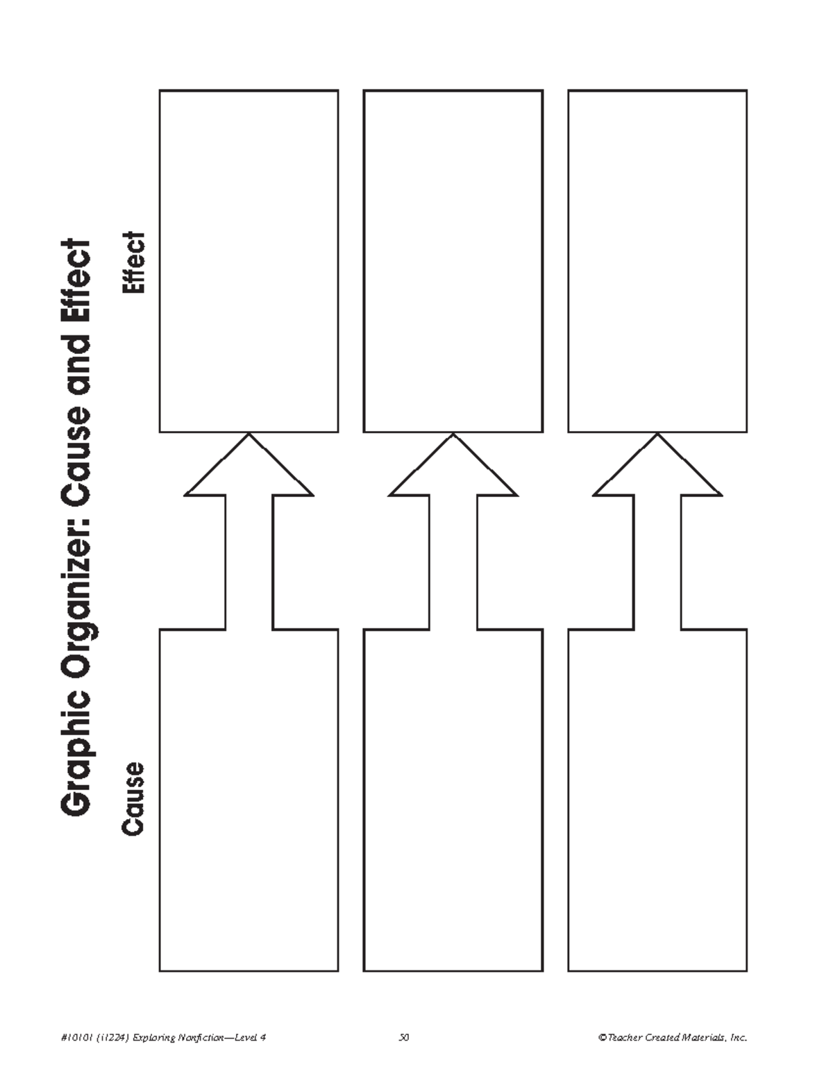 #10101 (i1224) Exploring Nonfiction - Cause and Effect Graphic ...