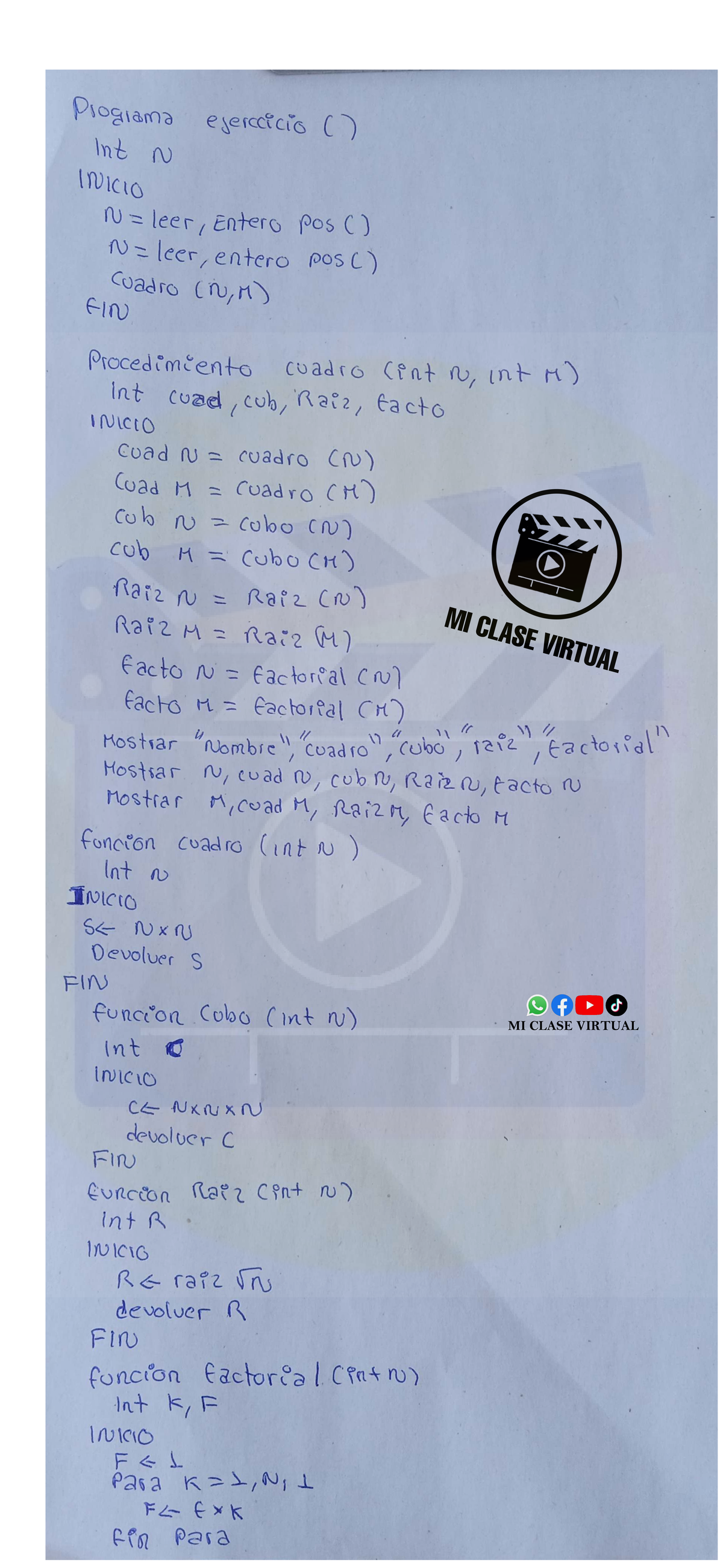 24U Repaso 4: Apuntes sobre Procedimientos y Funciones en Programación ...