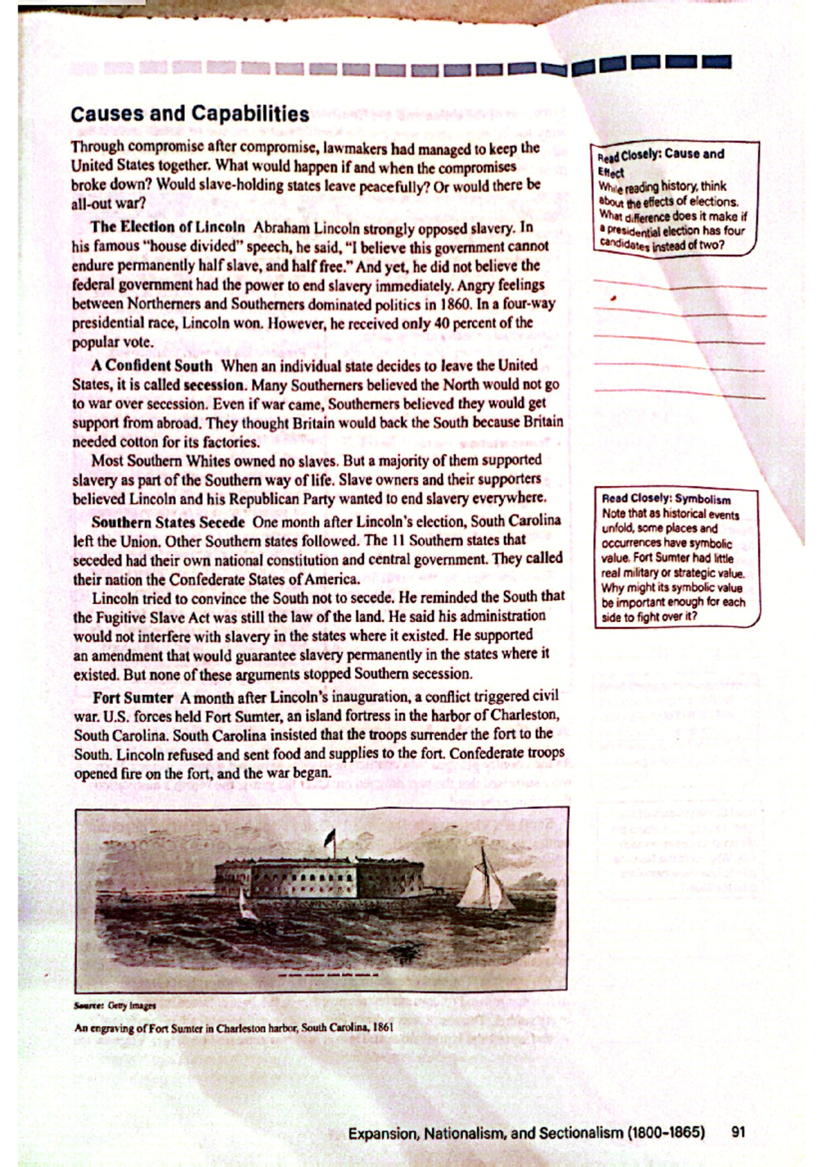 US History: Causes and Effects of the Civil War (HIST 101) - Studocu