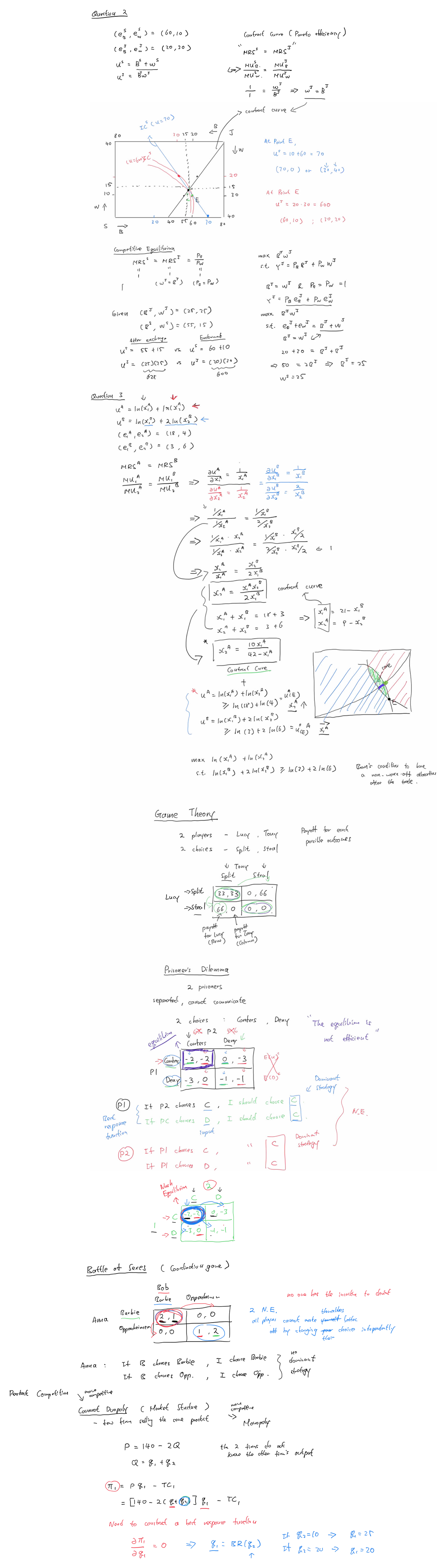 Week 7 notes - week 7 questions solutions - Question (60,10) (20,30 ...
