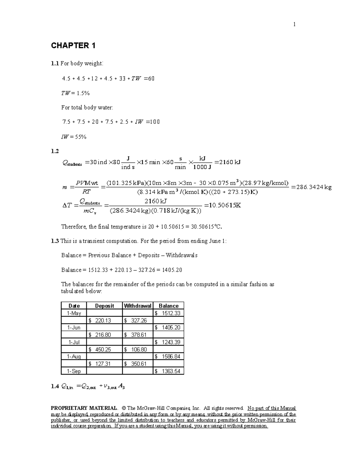 SM1 - Chapter 1 Solutions and Computations - Studocu