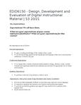Design, Development and Evaluation of Digital Instructional Material ...