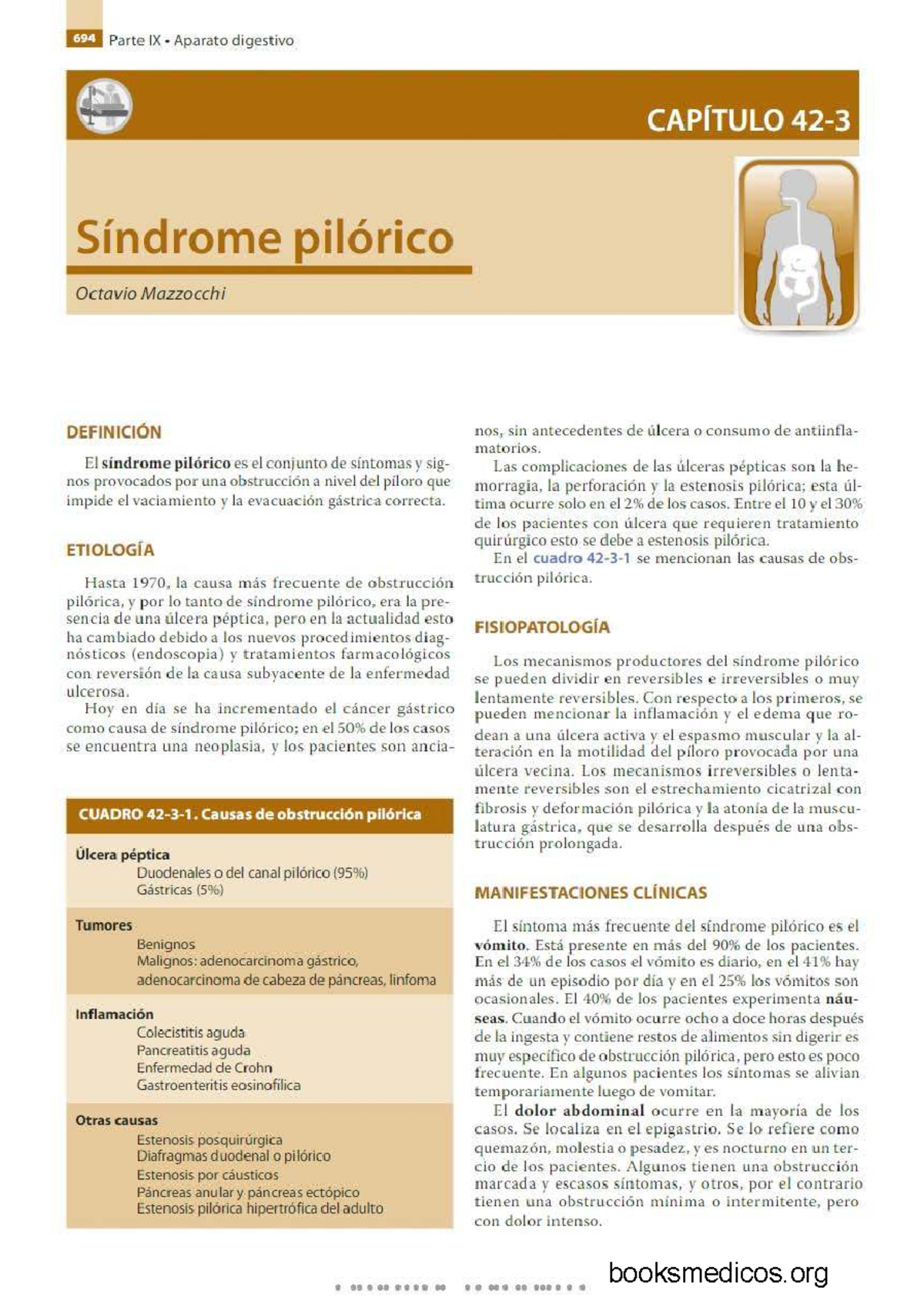 694 Sx Pilórico: Definición, Etiología y Manifestaciones Clínicas - Studocu