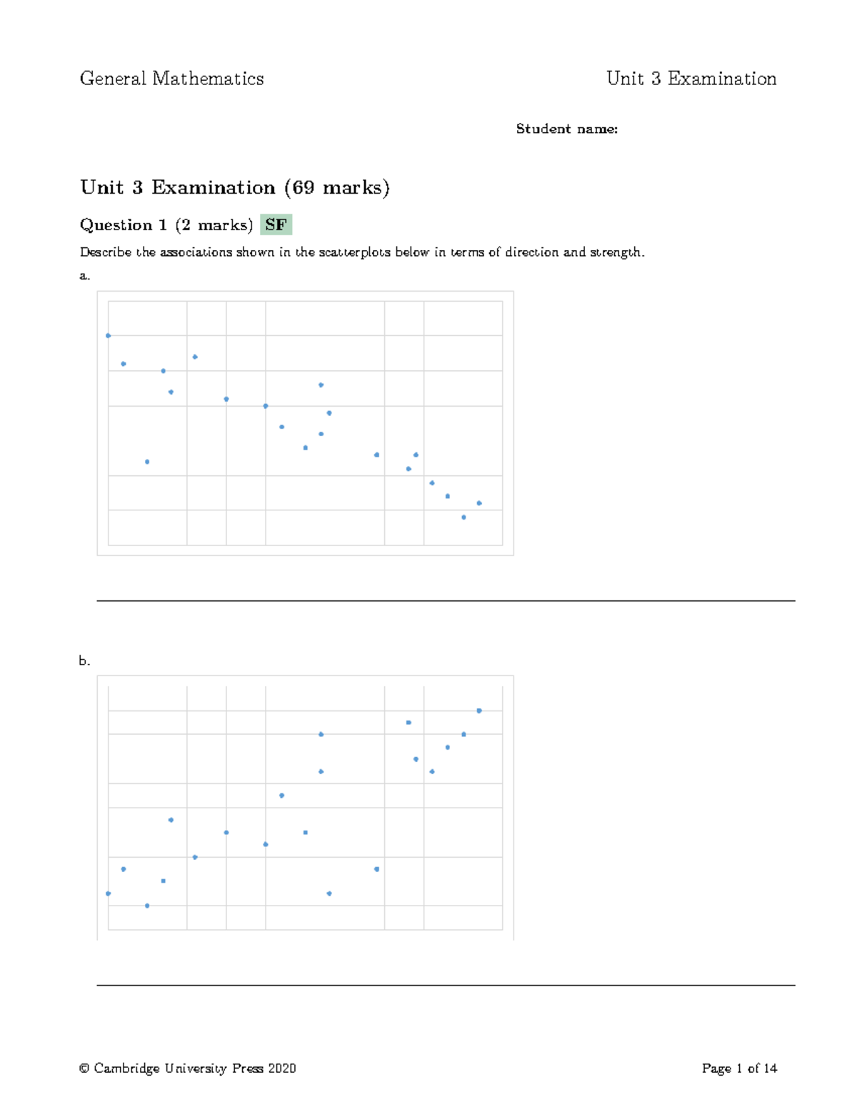 General Mathematics Unit 3 Practice Exam Questions and Solutions - Studocu