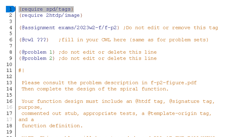 CS101: Spiral Function Design Starter Document - Studocu