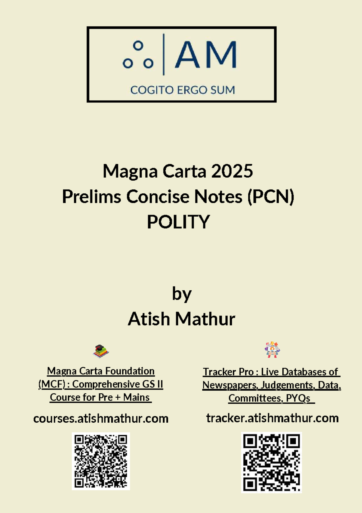 Magna Carta 2025 Prelims Concise Notes (PCN) on Polity and Rights - Studocu