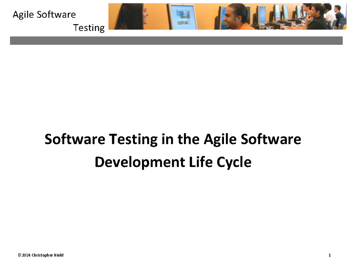 Agile Software Testing in the SDLC: Key Insights and Best Practices ...