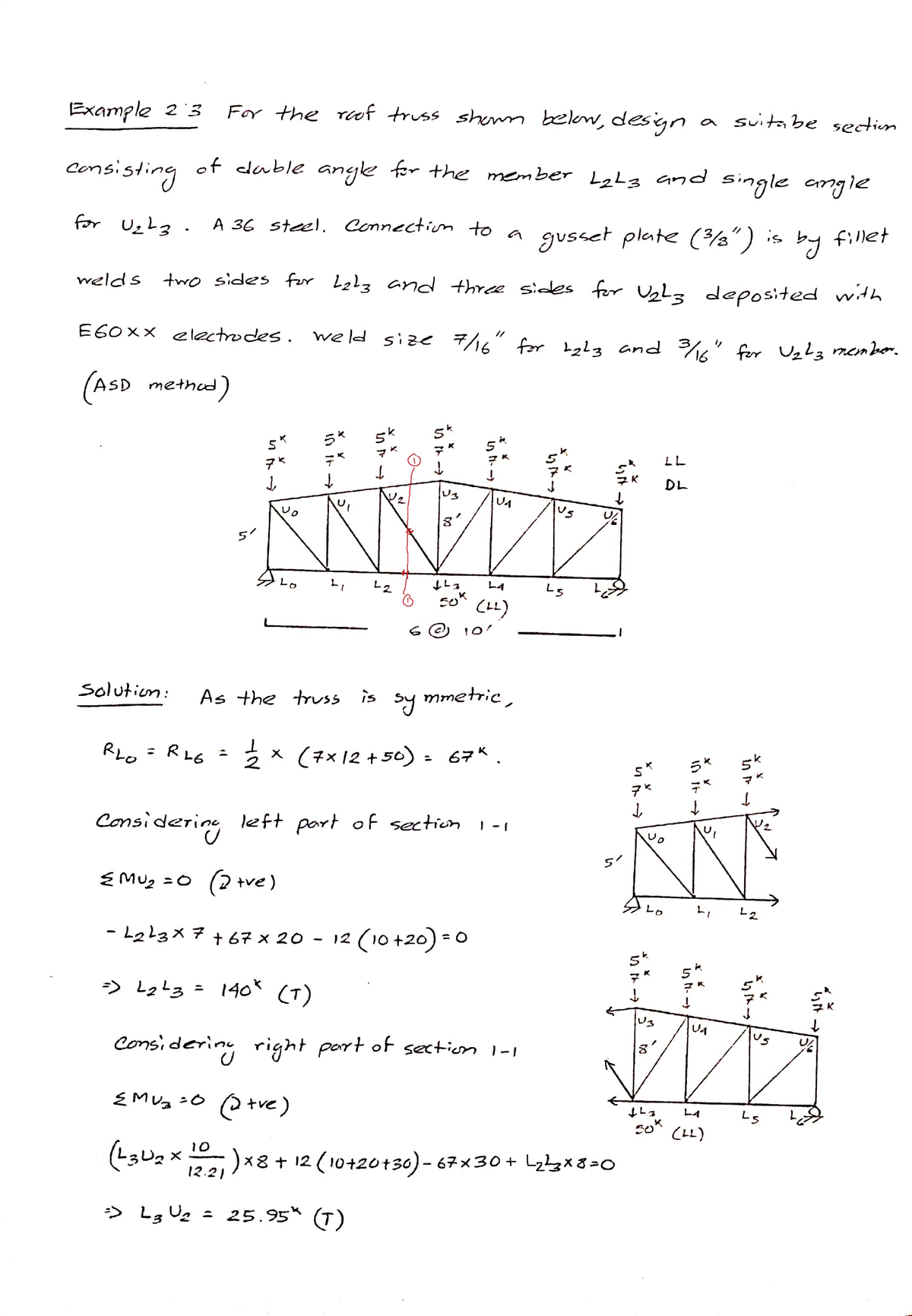 Truss Design - Design of Steel Structures - Studocu