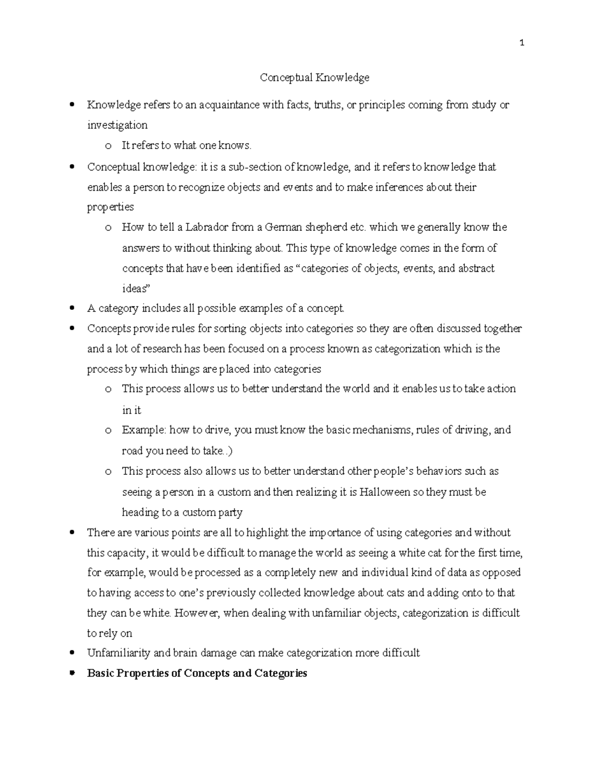 Cognitive Psychology 101: Exploring Conceptual Knowledge and Categories ...