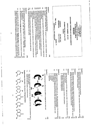Biochem Chapter 1 - Lecture notes - Paul D. Adams • University of ...