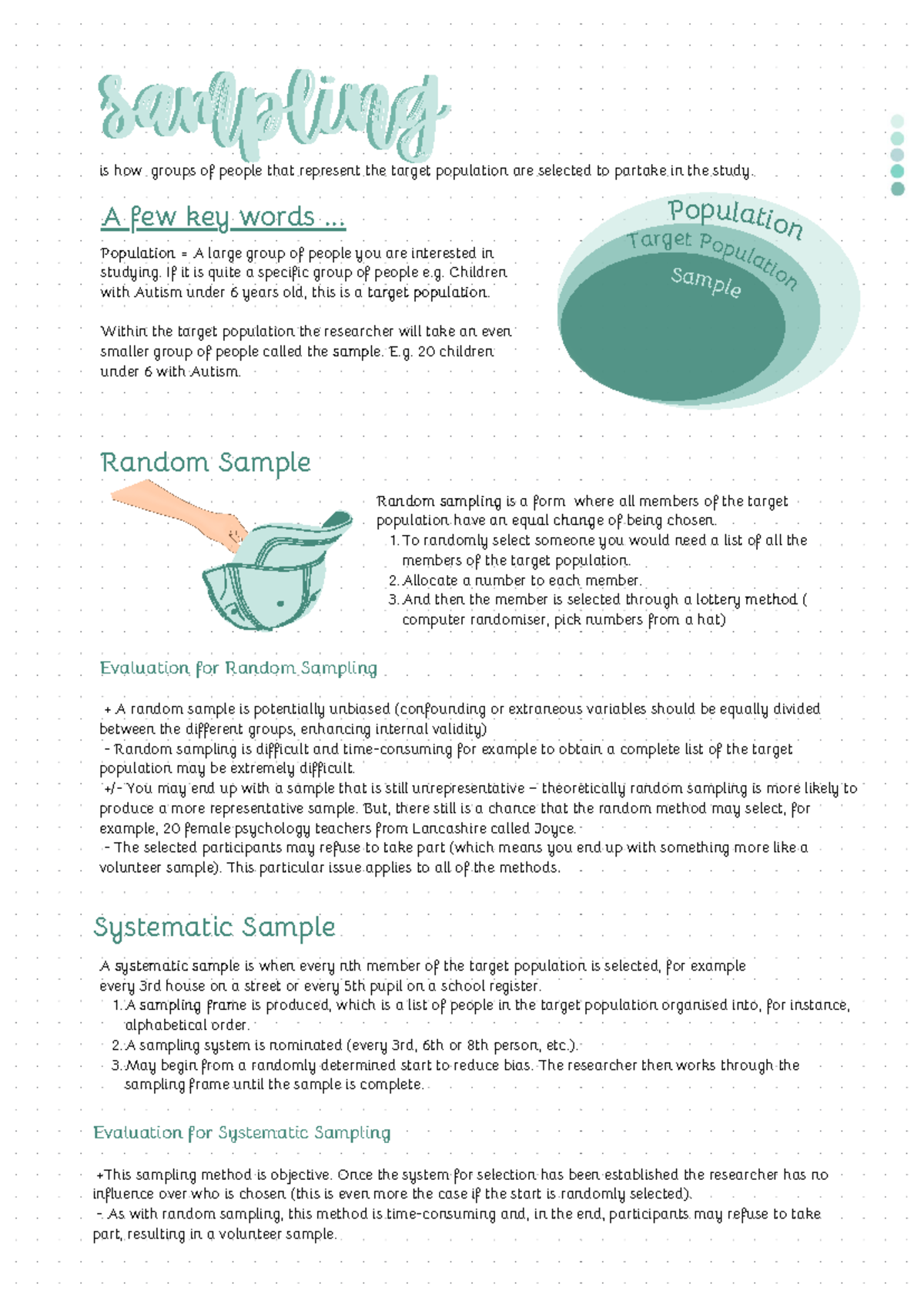 Sampling - www - A few key words ... Evaluation for Random Sampling + A ...