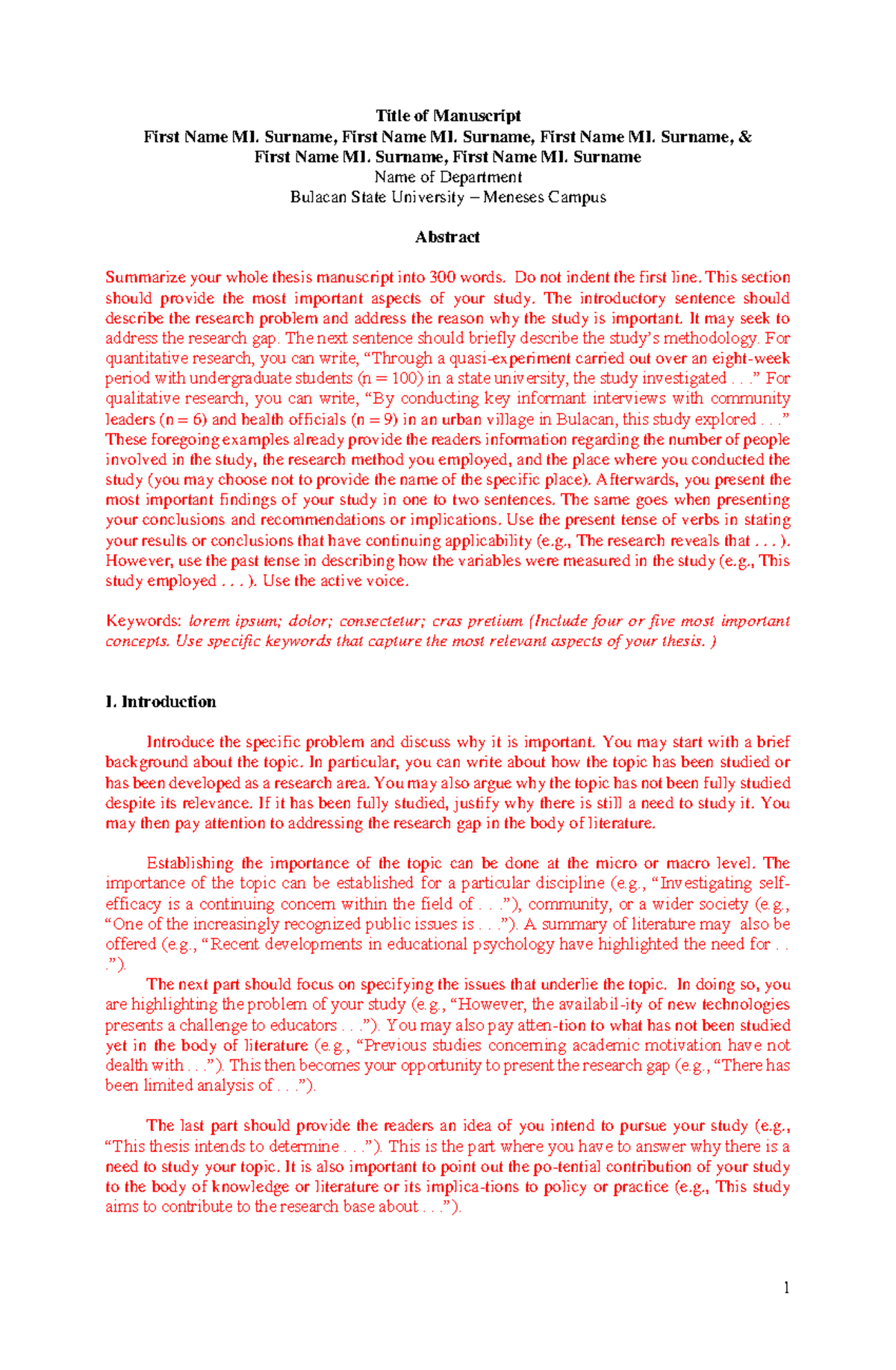 Imrad-Template-2 - template for IMRAD - Title of Manuscript First Name ...