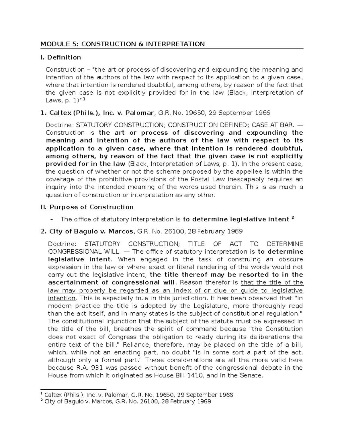 [Statcon] Module 5-7 - Understanding Statutory Construction Concepts - Studocu