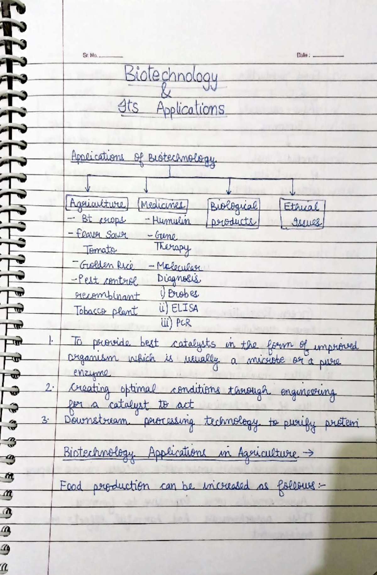 Biotech 12: Applications & Issues in Biotechnology - Class Notes - Studocu