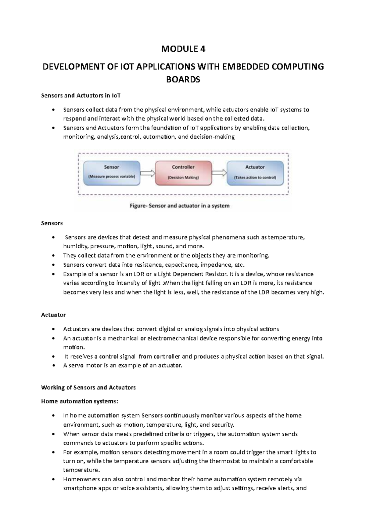 Module 4 Io T Development Board - MODULE 4 DEVELOPMENT OF IOT ...