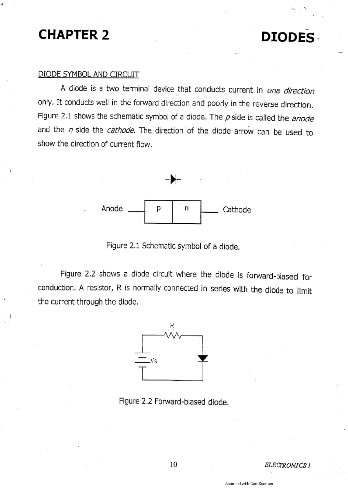 Chapter 2 Diodes - Basic Electronics - Studocu