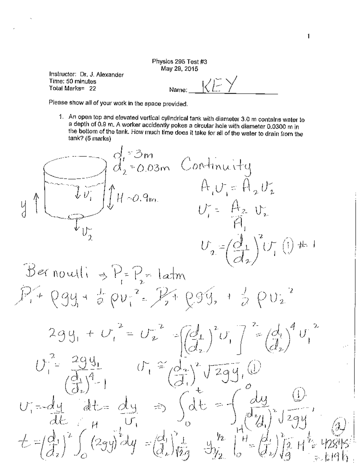 Physics 295 Test #3 Answers - May 29, 2015 - Studocu