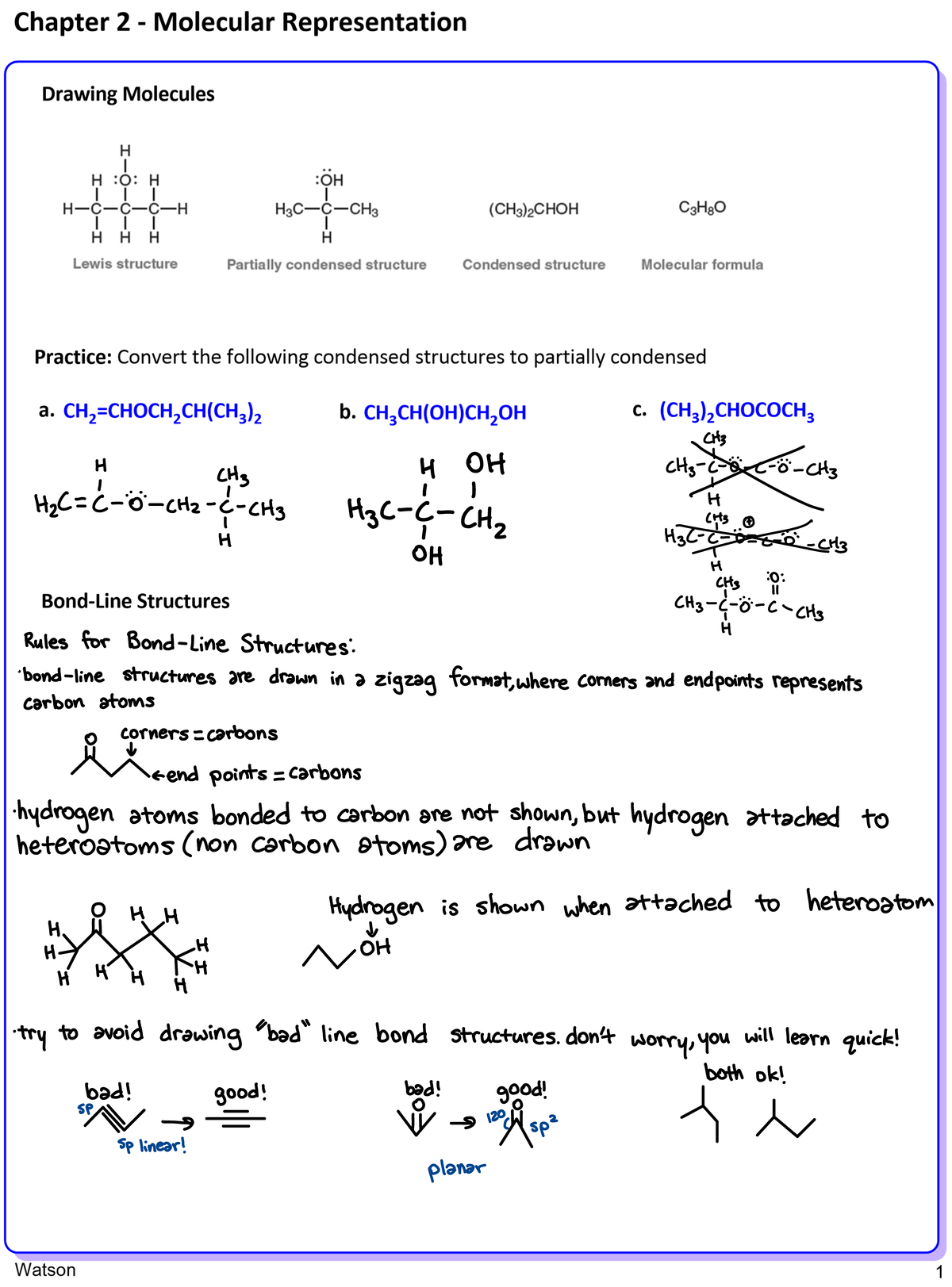 4 - Chapter 2: Molecular Representation and Structure Drawing ...