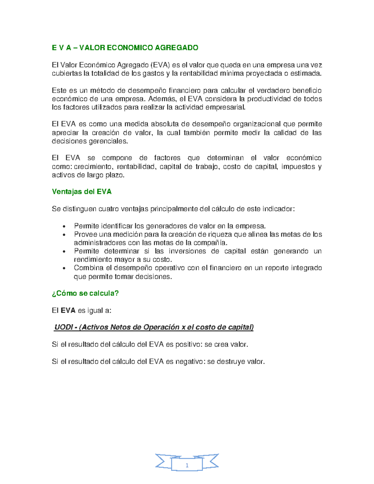 Análisis del Valor Económico Agregado (EVA) - Indicador Financiero ...