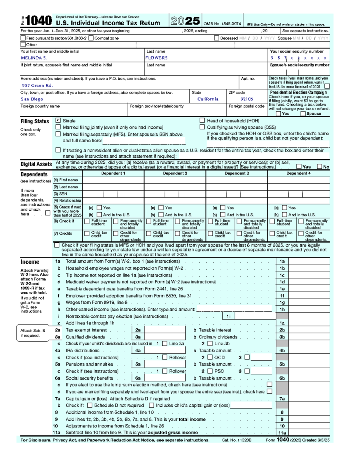 Form 1040 U.S. Individual Income Tax Return 2025 Instructions - Studocu