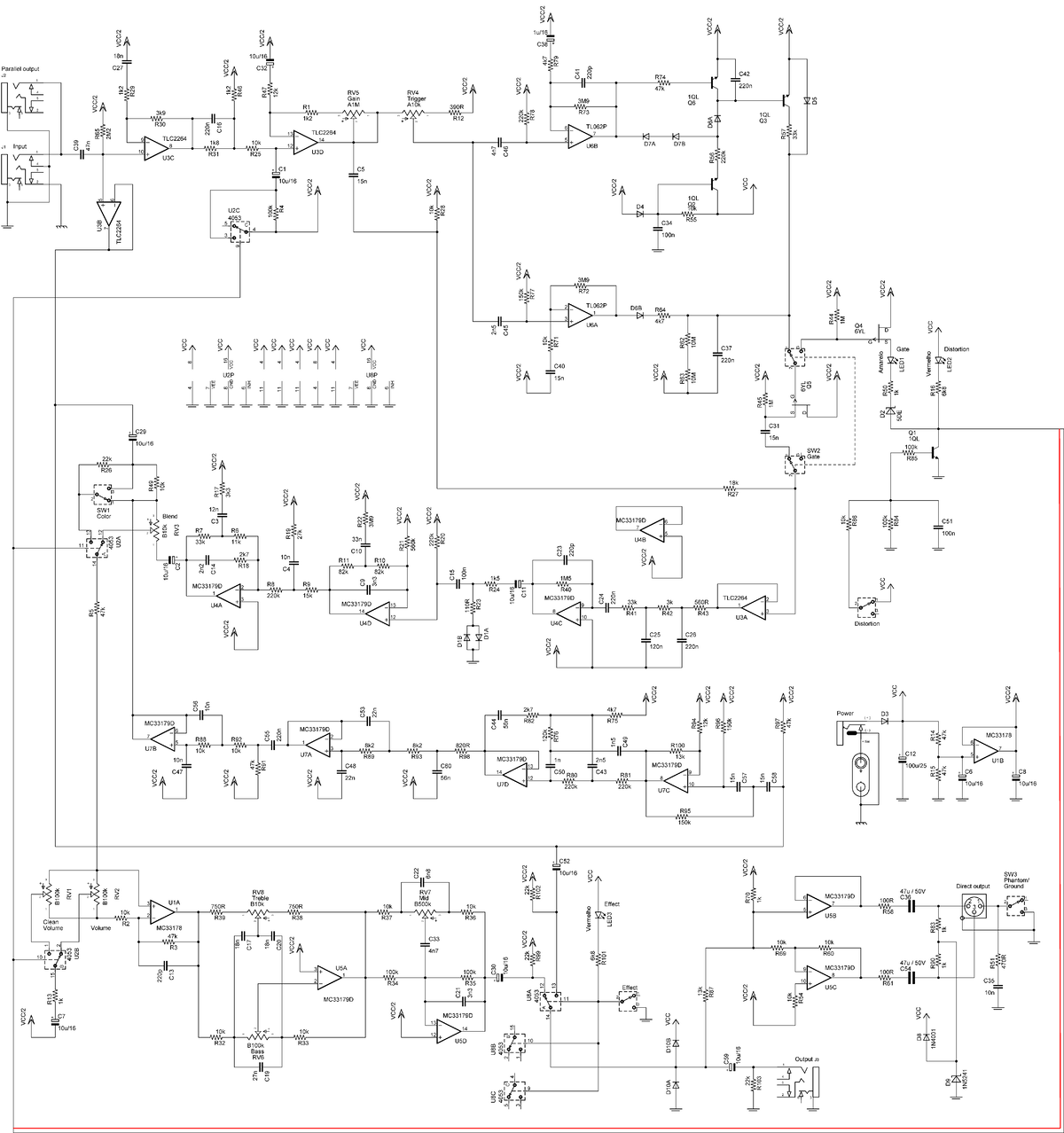 MXR/DI Bass Distortion Circuit Analysis and Design - Studocu